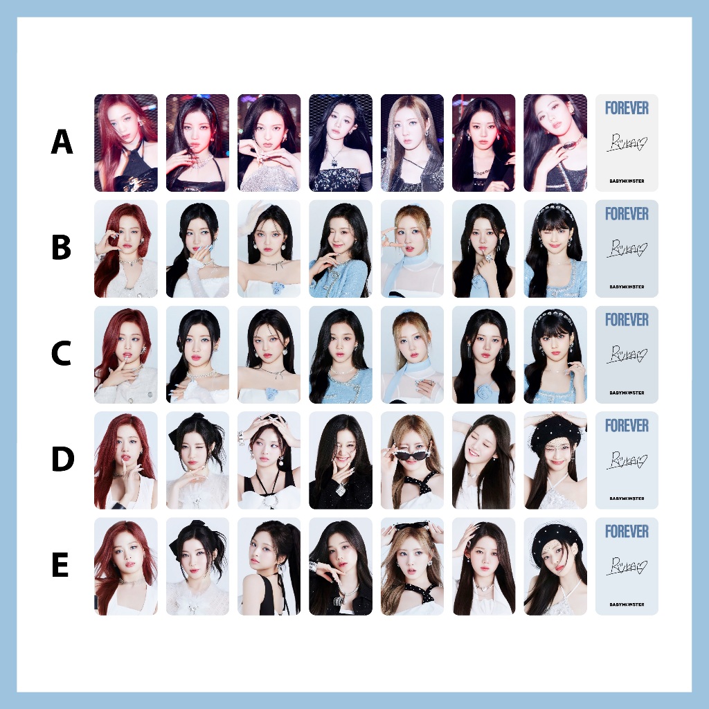 Jual SET PHOTOCARD BABYMONSTER FOREVER | AHYEON ASA CHIQUITA PHARITA ...