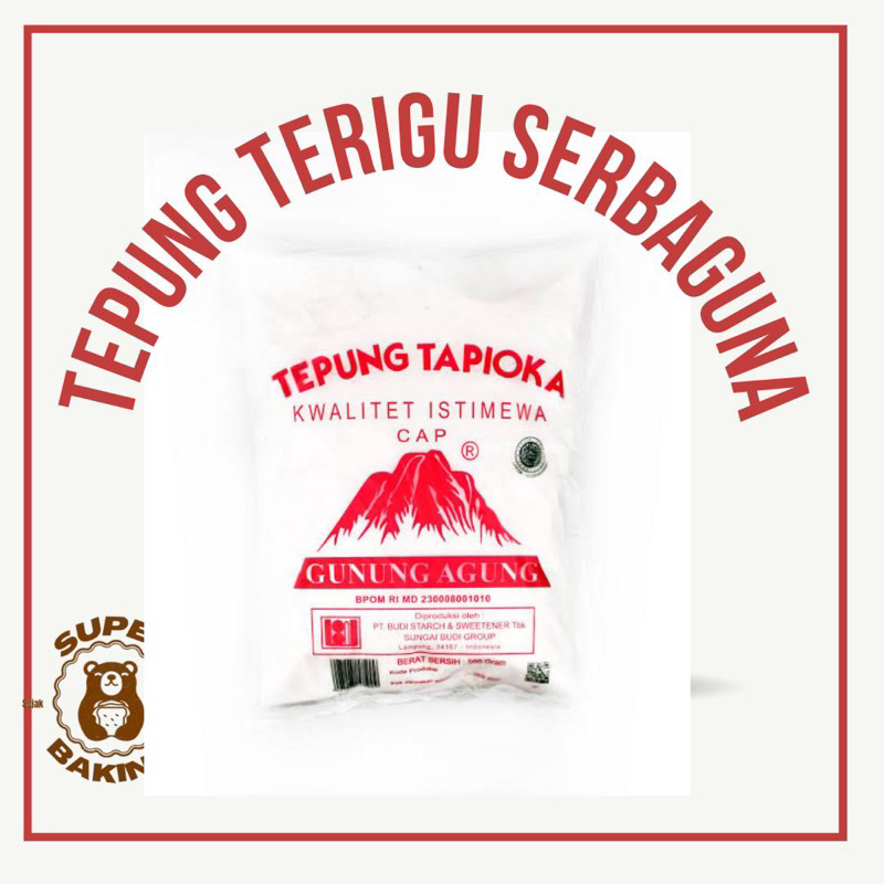 Jual Tepung Tapioka Cap Gunung Agung 500gram | Shopee Indonesia