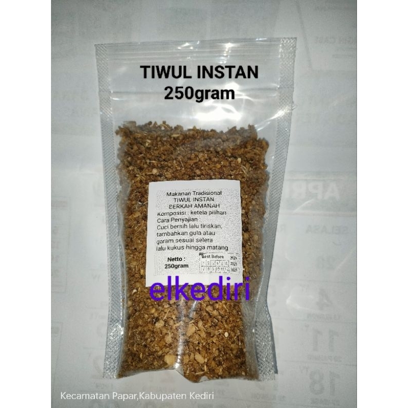 Jual Tiwul Instan 250gram | Shopee Indonesia