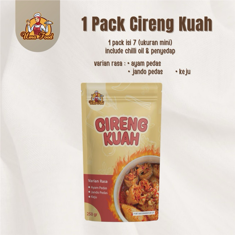 Jual 1 PACK CIRENG KUAH CHILLI OIL/ KUAH KEJU/ KUAH AYAM BAWANG UMAFOOD ...