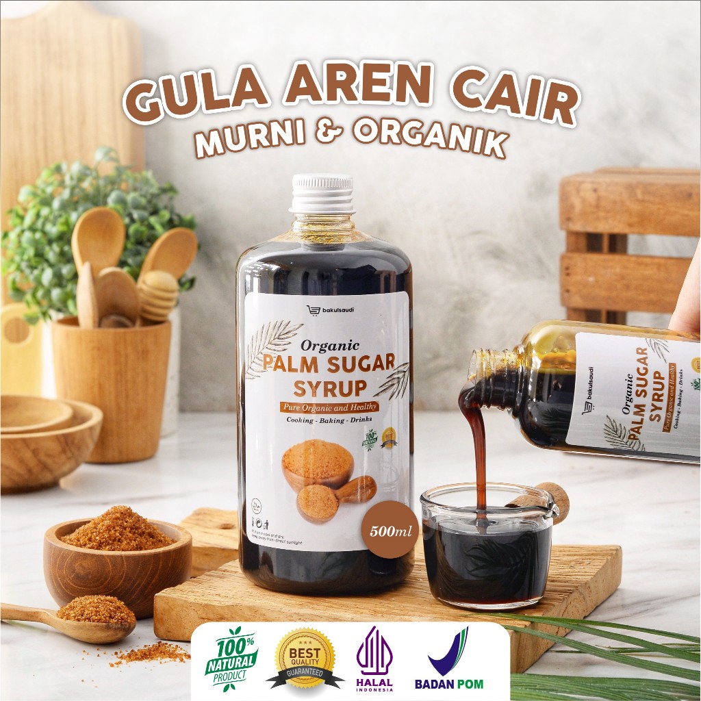 Jual Gula Aren Cair Organik Murni Premium Asli 100% / Syrup Liquid Palm ...