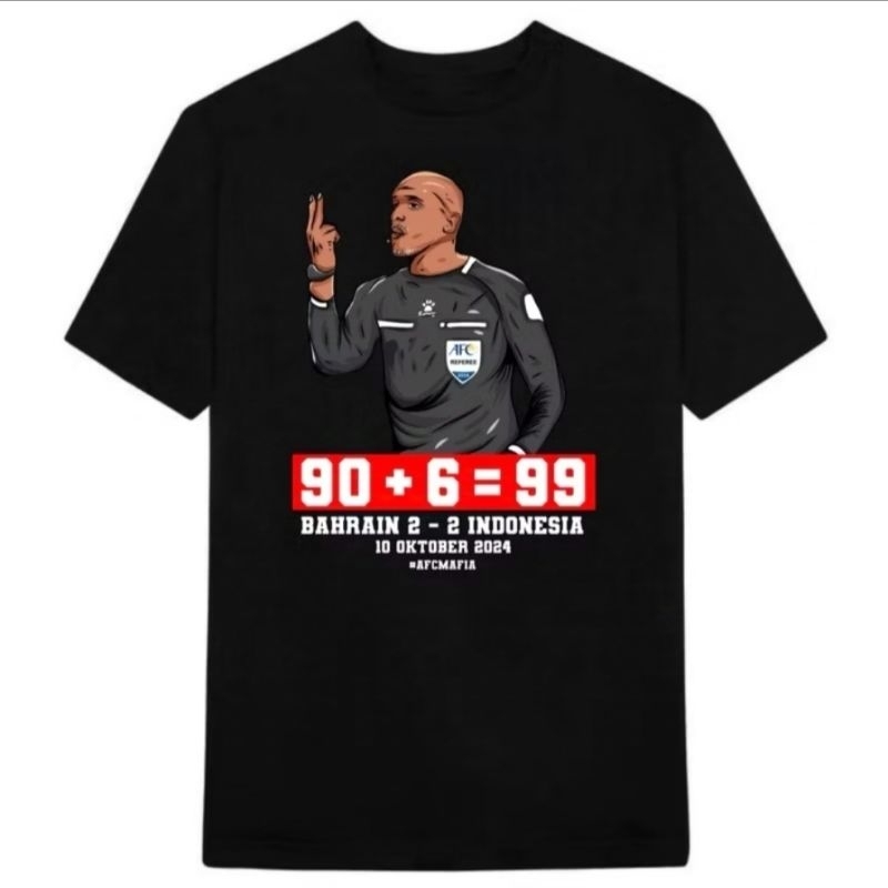 Jual Kaos Wasit Curang V2 90+6=99 AFC Mafia Depan Doang Bahrain vs ...