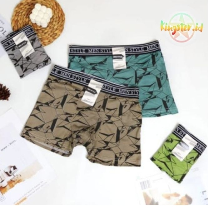 Jual ( 6 - 12 PCS ) Boxer Pria Aneka Motif | CD Boxer Pria Lusinan ...