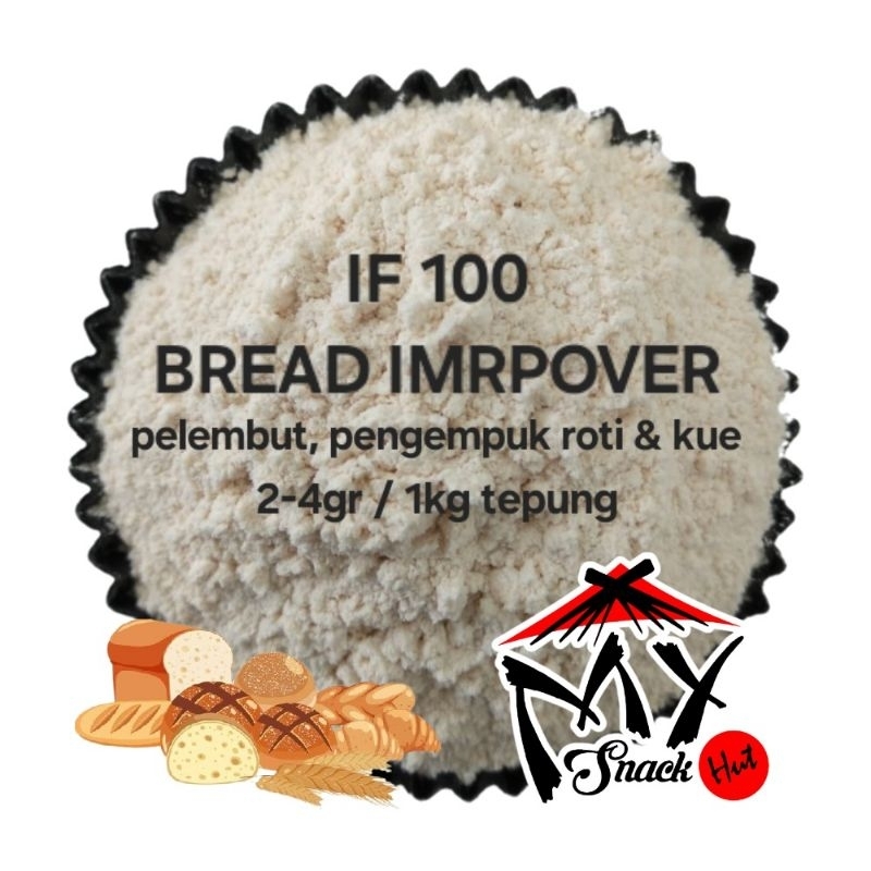 Jual IF 100 BREAD IMPROVER 50GR IF-100 PENGEMPUK PELEMBUT ROTI TAWAR MANIS BAKPAO DONAT BESAR ...