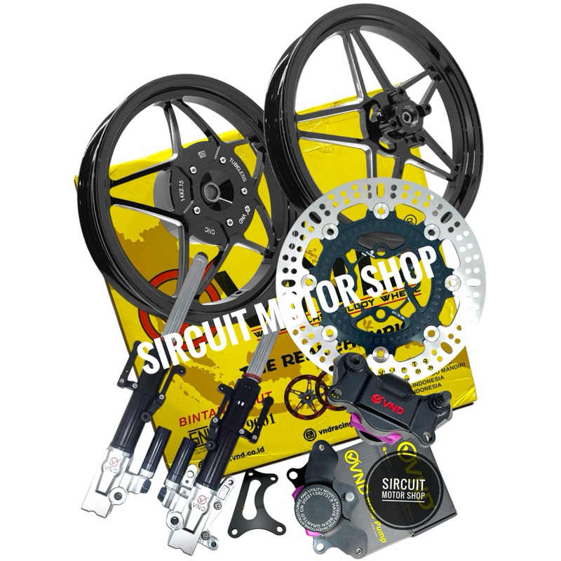 Jual PAKET SET STYLO 160 ABS & STYLO 160 CBS VELG CAKRAM SHOCK DEPAN ...