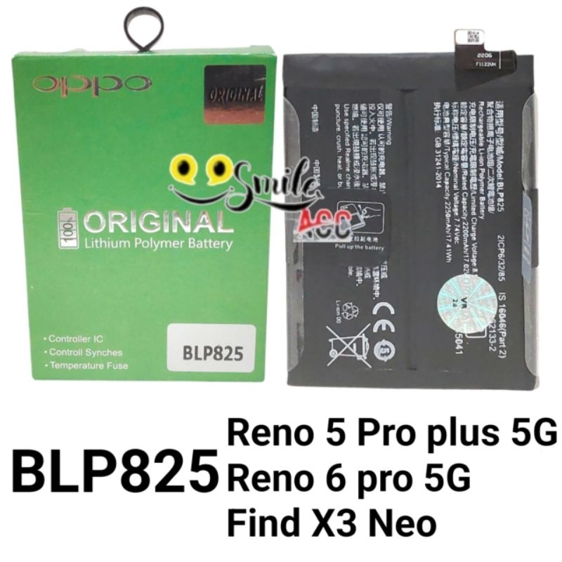 Jual Baterai Reno 5 Pro plus 5G Reno 6 Pro 5G Find X3 Neo BLP825 BLP ...