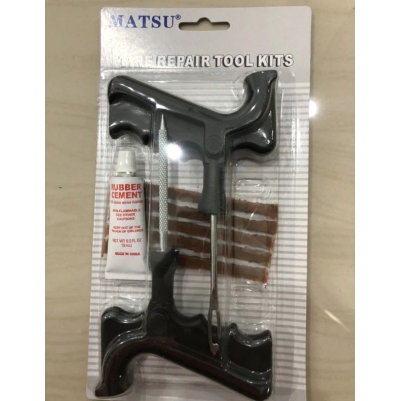 Jual alat tubles gagang pvc komplit MATSU / tire repair tool kit ...