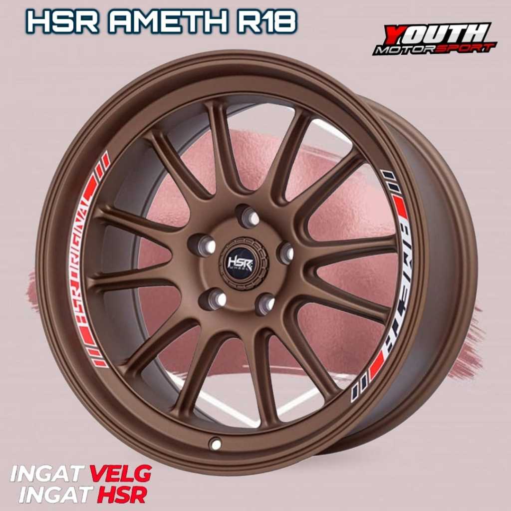 Jual VELG R18 HSR MODEL SAMLONG HSR AMETH COCOK UNTUK INOVA,XPANDER,HR ...