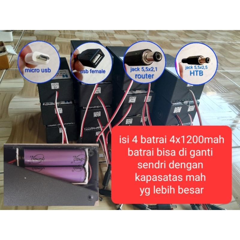 Jual ups mini plus batrei in 12v, 24v out 5v,9v,12v dan 24v 2 amper cocok untuk htb,cctv,router ...