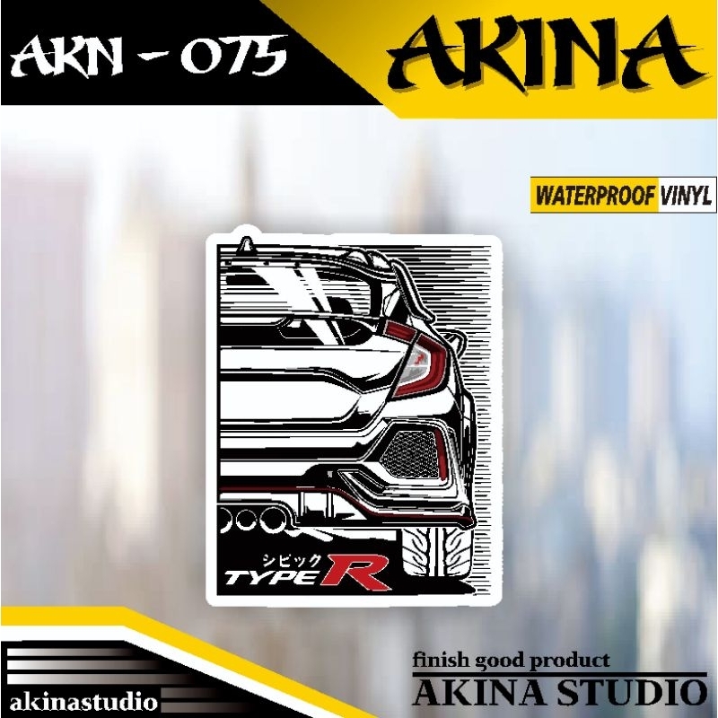Jual sticker vinyl anti air civic type R FK8 | stiker vinyl anti air ...