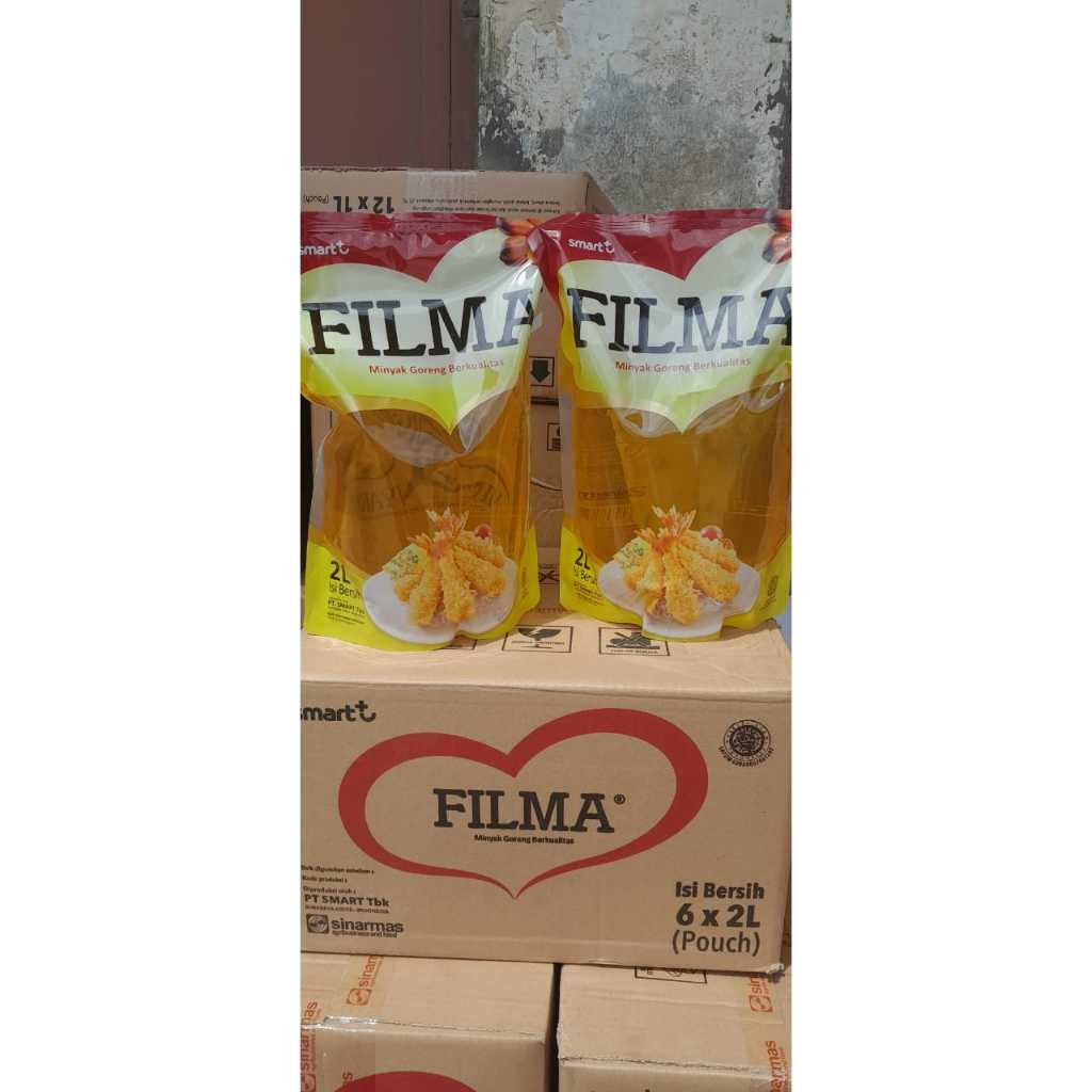 Jual MINYAK GORENG FILMA REFILL 2 LITER isi 6pcs perdus | Shopee Indonesia