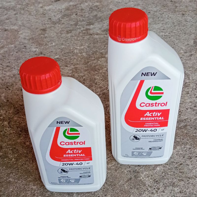 Jual OLI OIL MESIN 4T CASTROL GO ACTIV ESSENTIAL SAE 20W40 800ML 1000ML ...