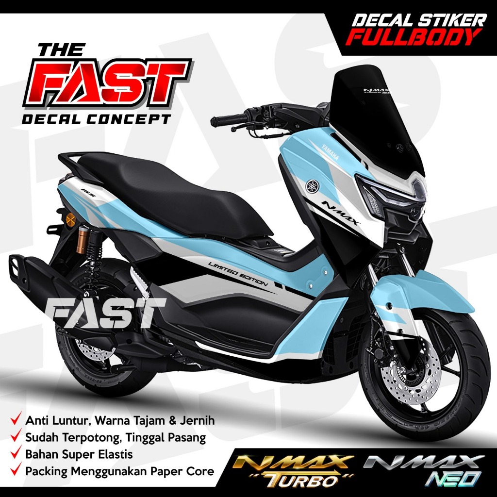 Jual Decal Stiker Nmax Turbo/Neo New Fullbody Stiker Striping Yamaha ...