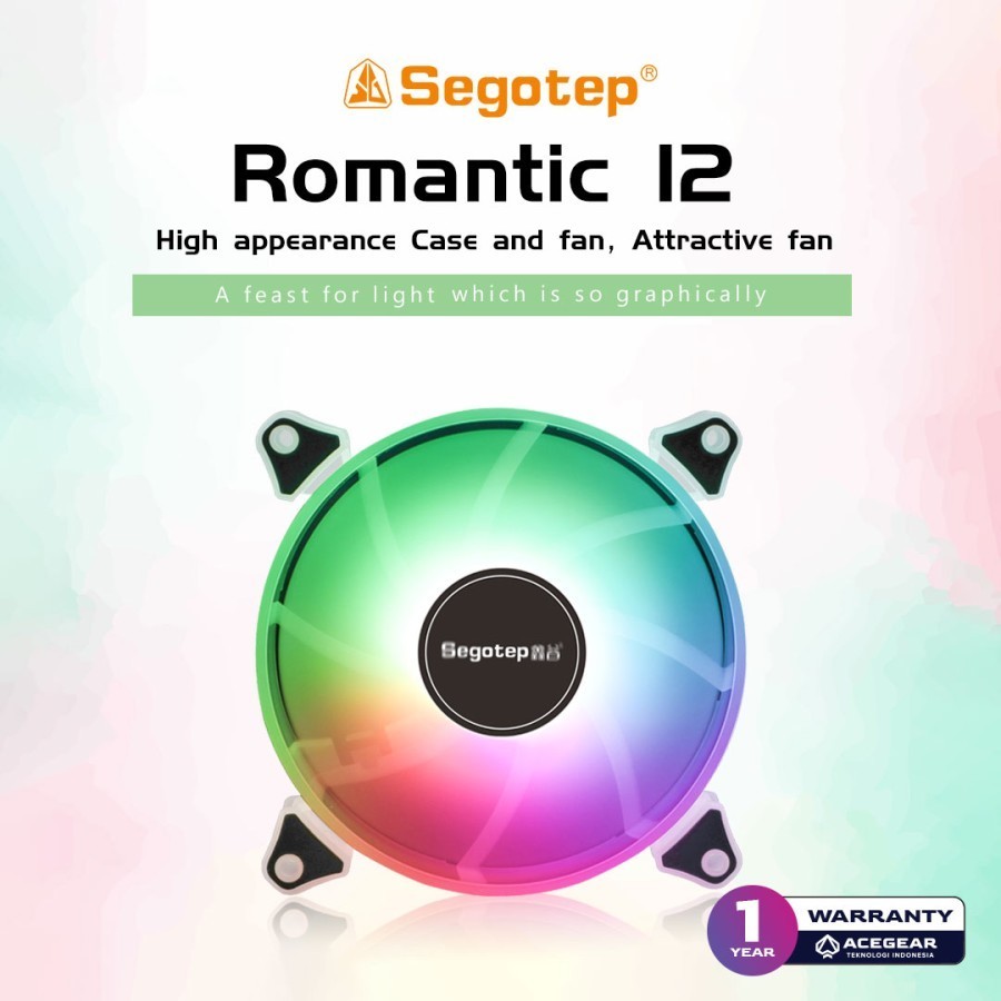 Jual Segotep Romantic Fan Casing 12Cm ARGB White | Shopee Indonesia