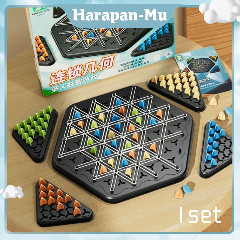 Jual Permainan Papan permainan teka teki Permainan Catur Segitiga ...
