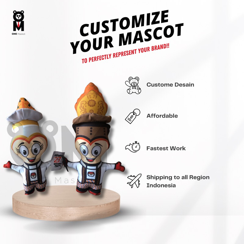 Jual Buat Boneka Maskot KPU dan Karakter Produksi Custom | Shopee Indonesia