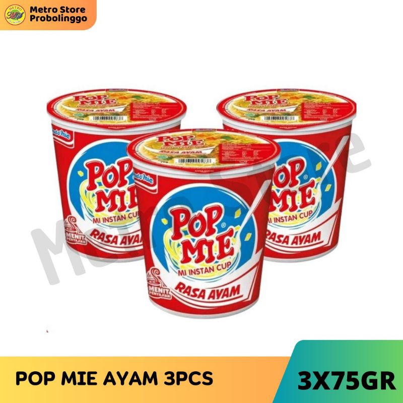 Jual POP MIE RASA AYAM 3PCS | Shopee Indonesia