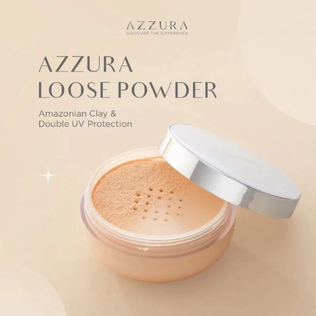 Jual Azzura Loose Powder | Fresh Look | with Amazonian Clay & HA ...