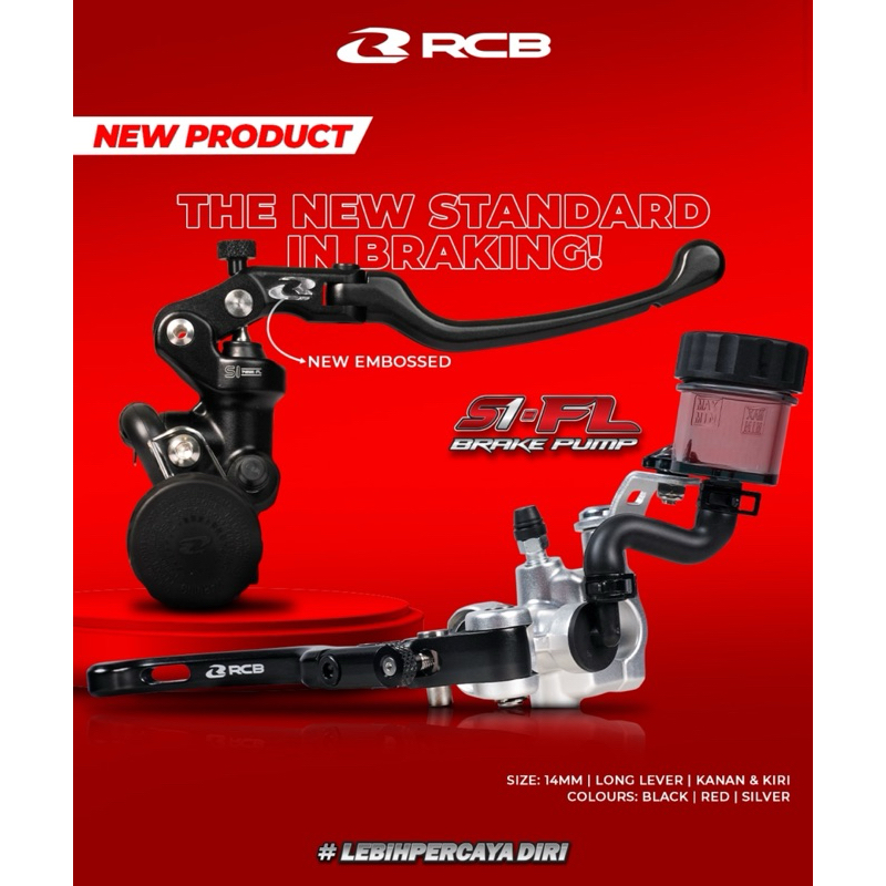 Jual Master Rem Brake Pump RCB S1 - FL Facelite new model 14mm Right ...