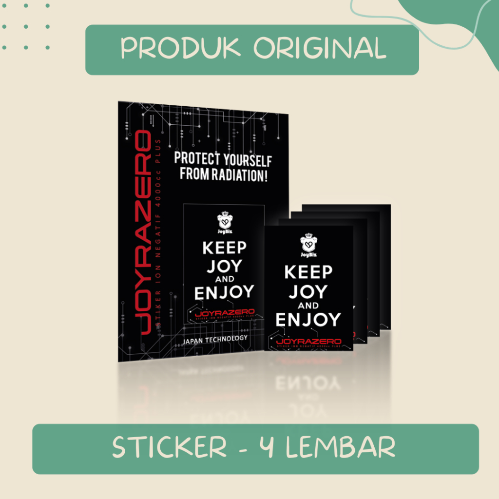 Jual Sticker Anti Radiasi - 1 Amplop isi 4 Lembar - Sticker Untuk ...