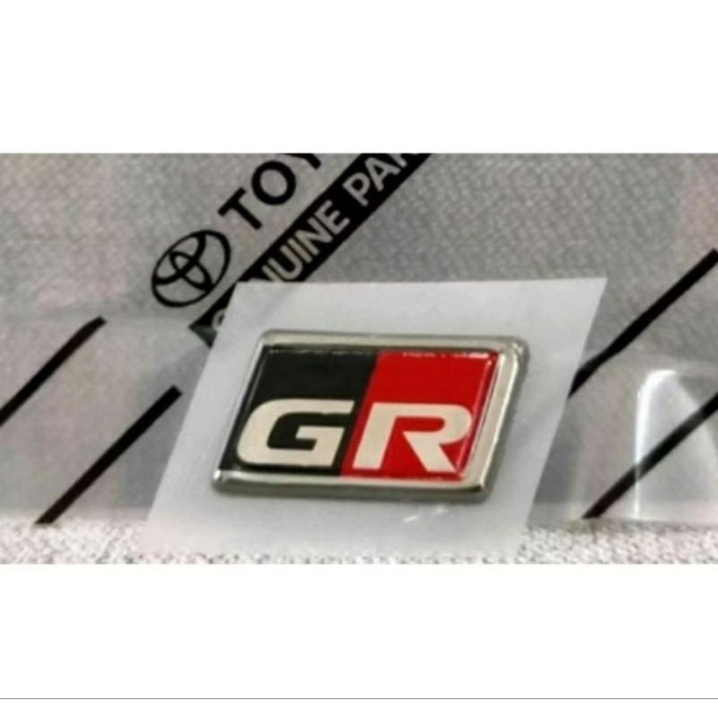 Jual Logo emblem stir GR sport huruf GR saja lambang setir mobil GR ...