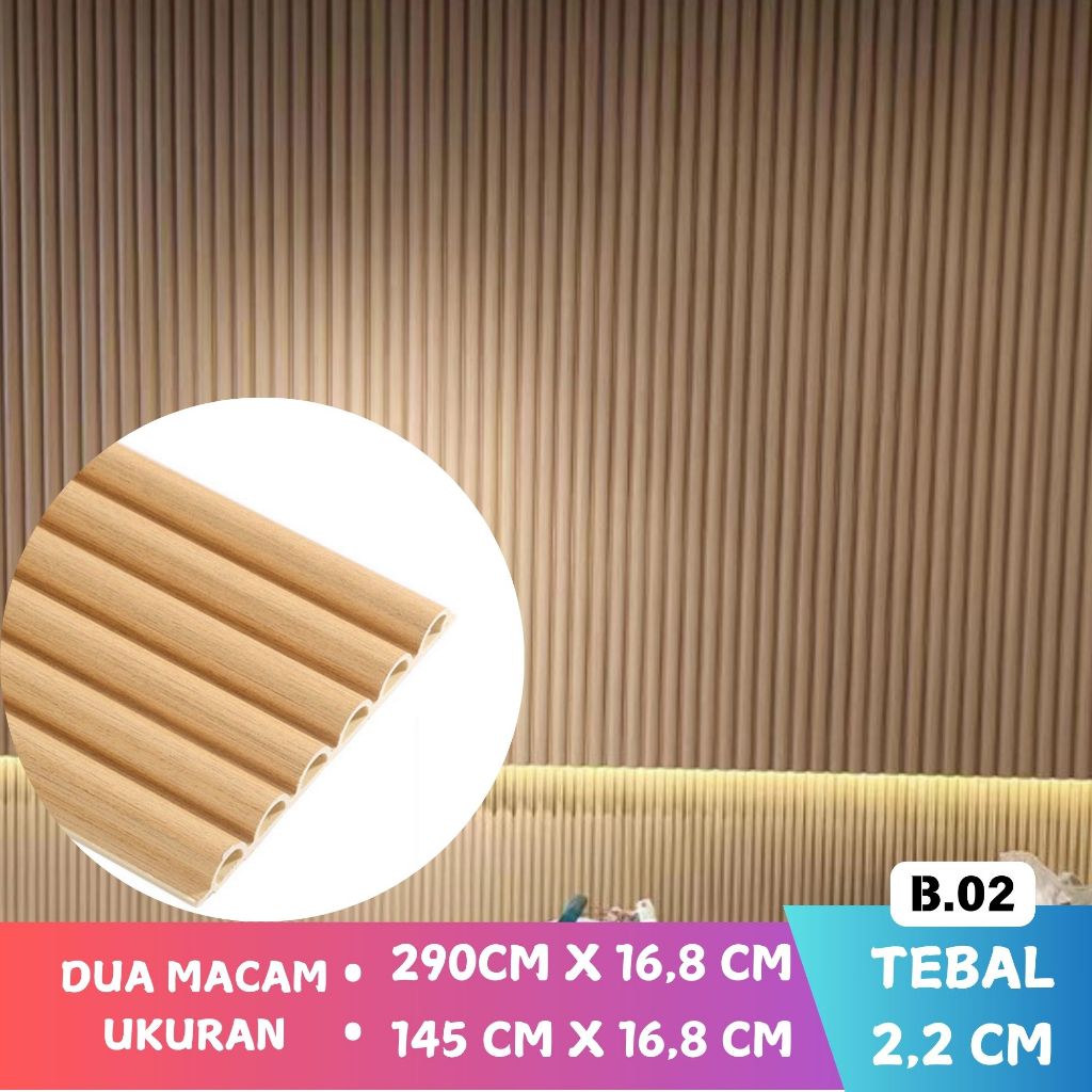Jual WALLPANEL WPC WOOD PANEL / DEKORASI DINDING MODEL BULAT | HOT ...