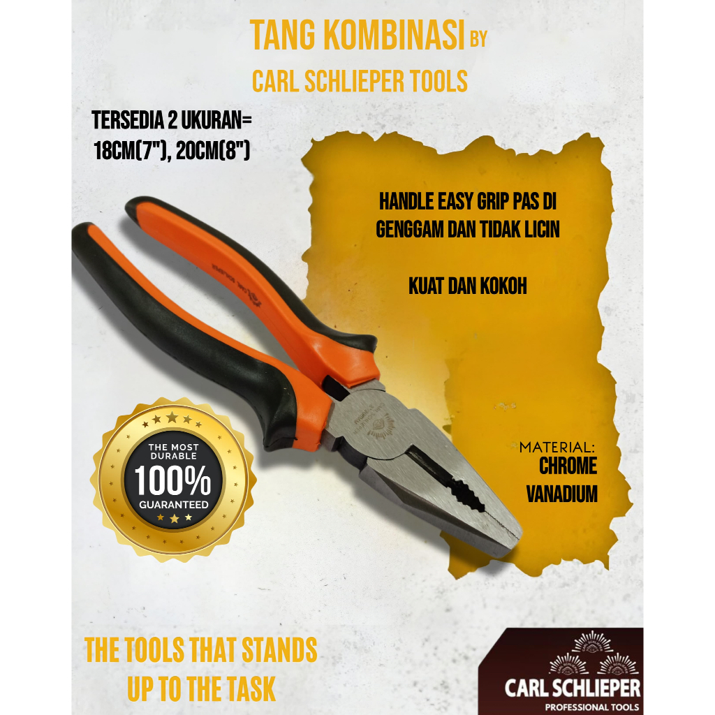 Jual CARL SCHLIEPER Tang Kombinasi 7' Dan 8' | Shopee Indonesia