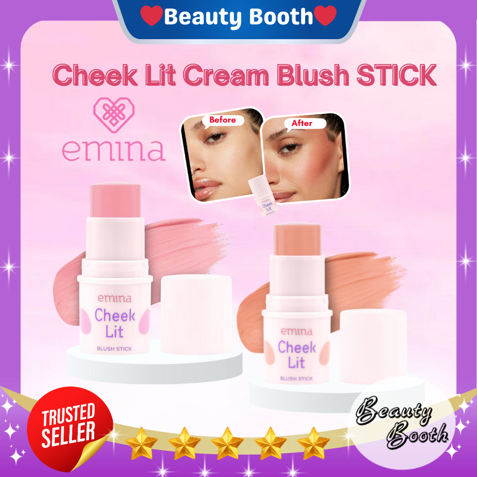 Jual EMINA Cheek Lit Blush STICK 7gr | Blush On Stick - Beauty Booth ...