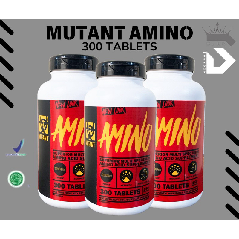 Jual MUTANT AMINO 300 Tablet | Suplemen Nutrisi | Recovery ...
