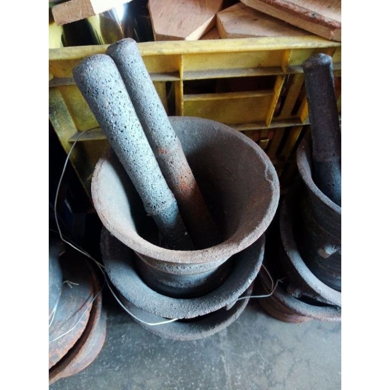 Jual lumpang baja besar asli/penumbuk kopi/penumbuk jamu | Shopee Indonesia