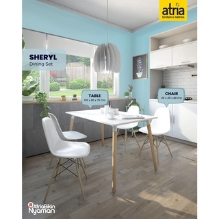 Jual Atria Paket Meja Makan Sheryl Set | Shopee Indonesia