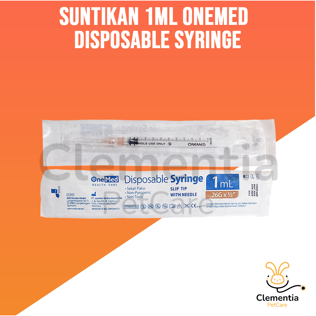 Jual SUNTIKAN spuit SPET HEWAN Disposable Syringe 1cc 1 cc 1ml 1 ml | Shopee Indonesia