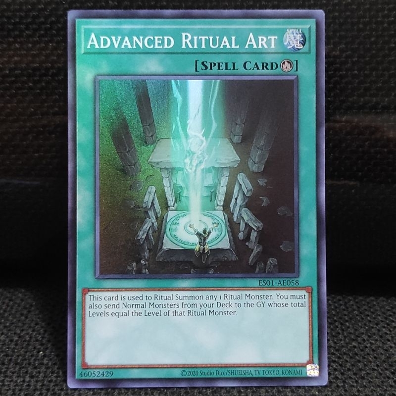Jual Kartu Yugioh OCG AE Advanced Ritual Art Super Rare SR ORI ES01 NM ...