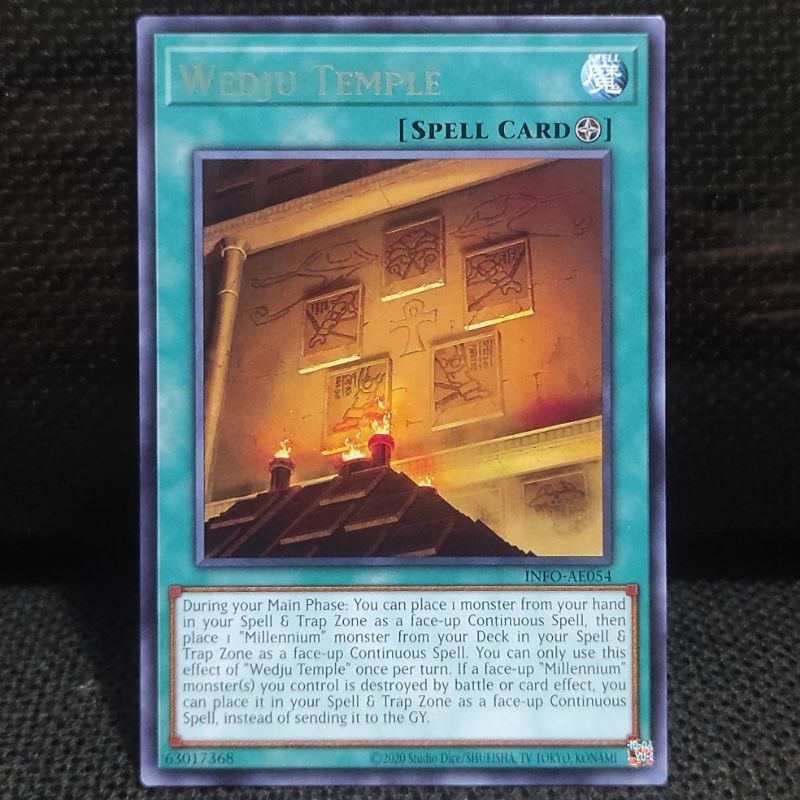 Jual Kartu Yugioh OCG AE Wedju Temple Rare R INFO NM | Shopee Indonesia