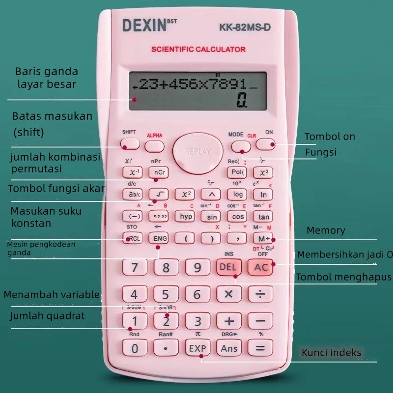 Jual Kalkulator Sekolah / Kalkulator Scientific / Kalkulator Ilmiah 240 ...