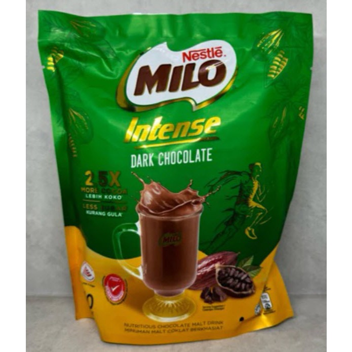 Jual MILO INTENSE DARK CHOCOLATE LESS SUGAR | Shopee Indonesia