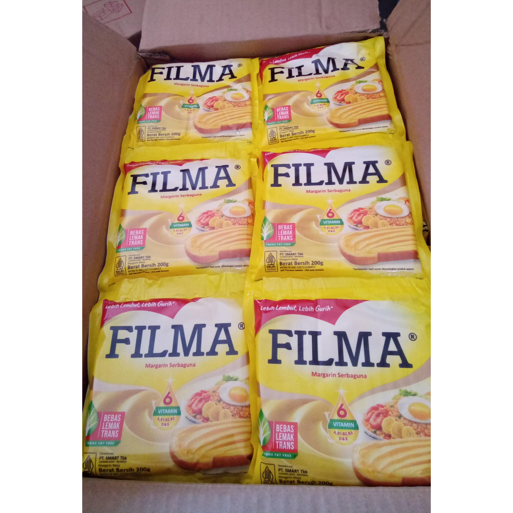 Jual Mentega Filma Saset 200gr isi 60 pack | Shopee Indonesia
