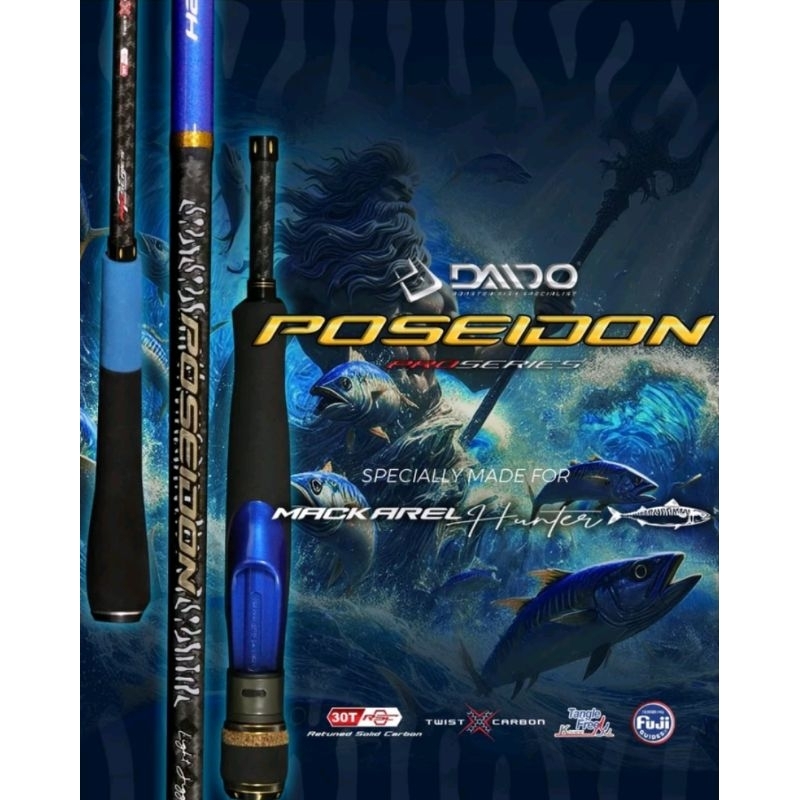 Jual JORAN DAIDO POSEIDON PRO SERIES MACKAREL HUNTER CARBON SOLID ...