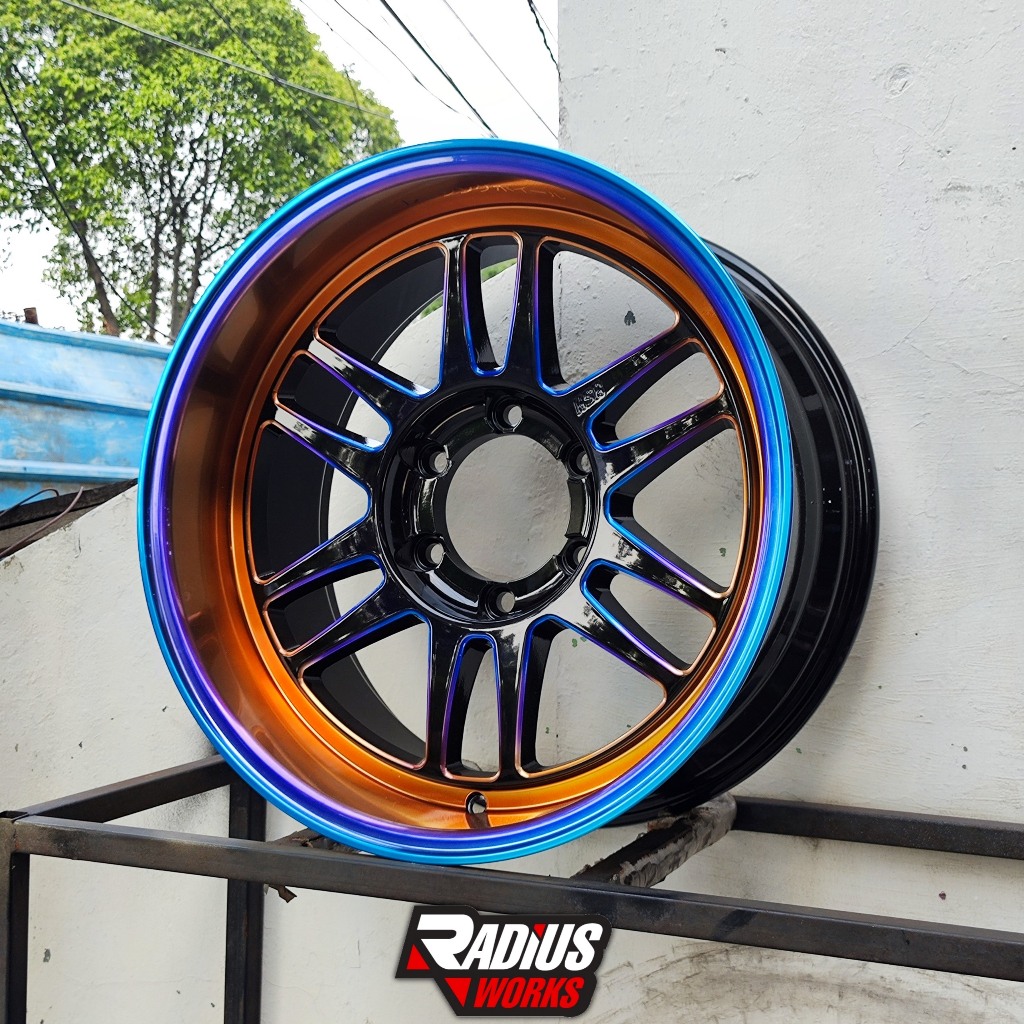 Jual Velg mobil pajero fortuner dmax dll ring 18 pcd 6x139,7 hsr boroko bly rainbow | Shopee ...