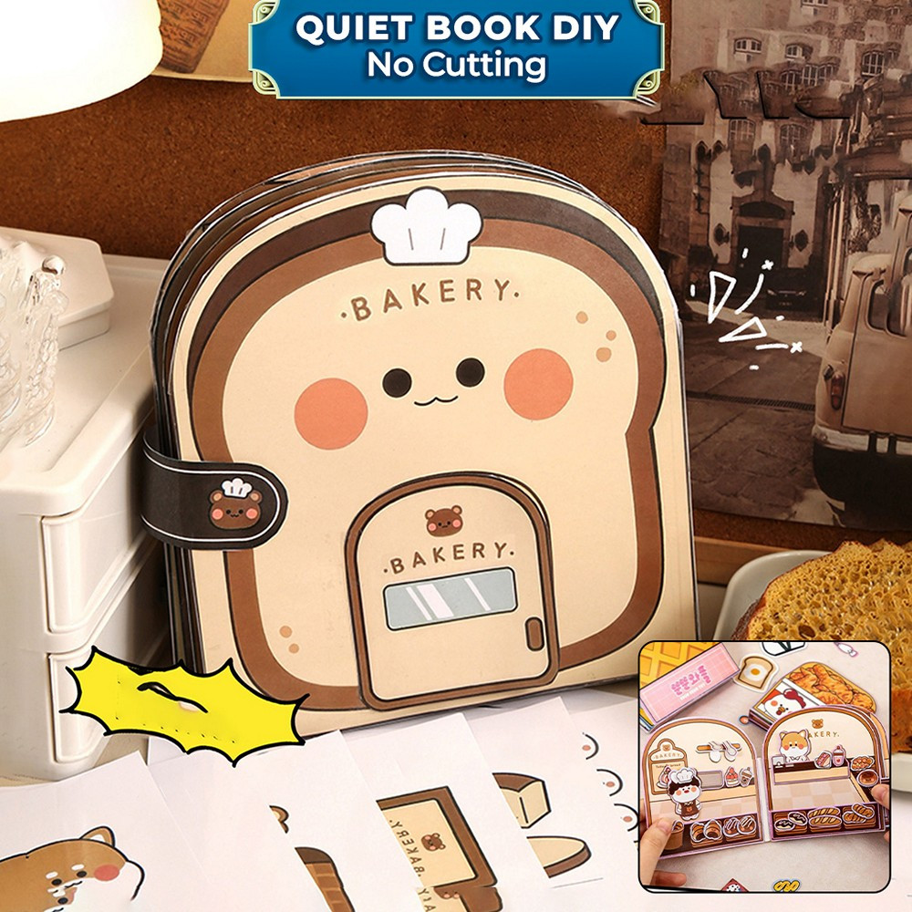Jual Mainan Edukasi Anak Quiet Book DIY No Cutting / Mainan Motorik ...