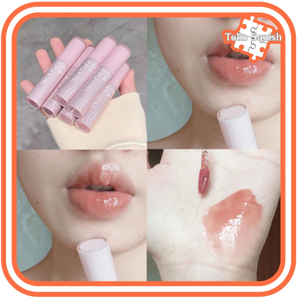 Jual Lip Oil Cappuvini Glass Lipgloss Korean Liptisck Lip Tint Glossy ...