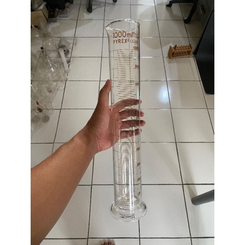 Jual Vialabware - Gelas ukur 1000 ml | Gelas ukur 1 liter | Borosilicate pyrex | Shopee Indonesia