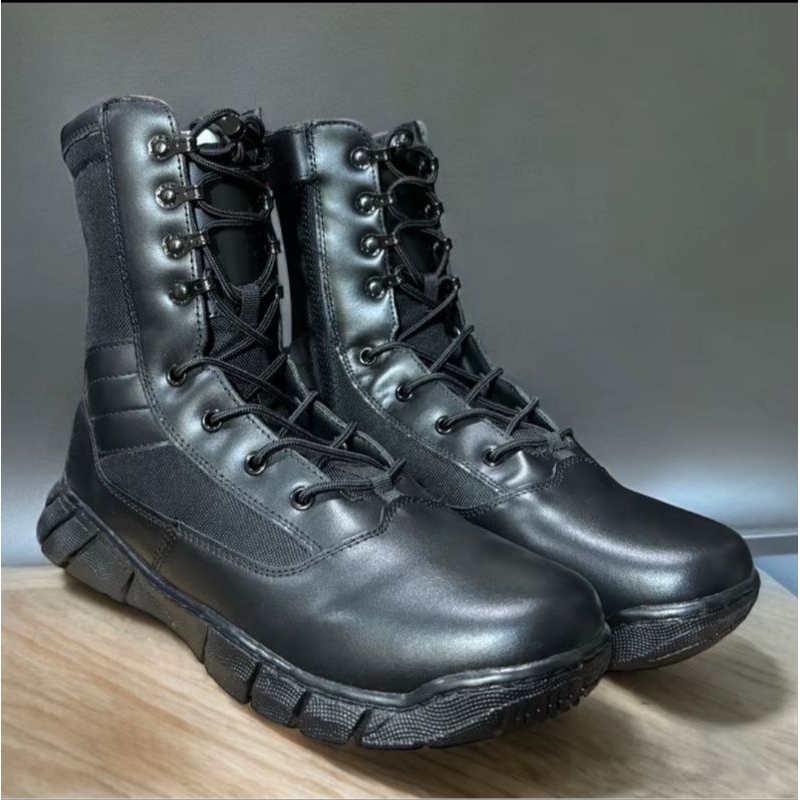 Jual sepatu pdl jatah polri sepatu dinas lapangan sepatu safty ujung ...