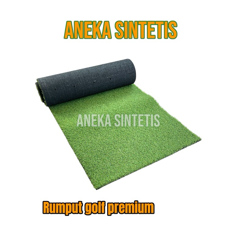 Jual rumput golf premium / rumput dekorasi golf keriting ukuran 50 x ...