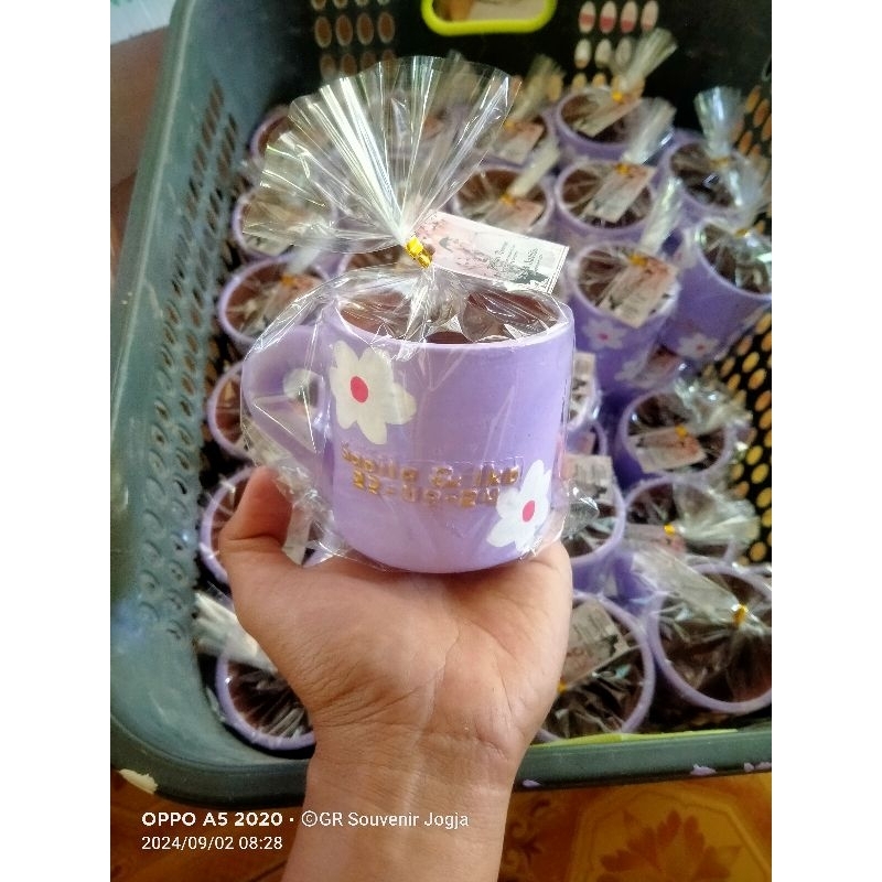 Jual Souvenir Mug Motif Bunga Minimal 200pcs | Shopee Indonesia
