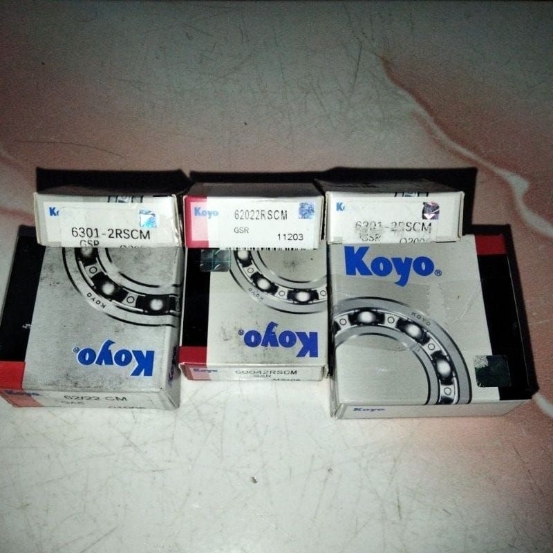 Jual laher bearing gearbox rasio set pcx 160 isi 6pcs KOYO JAPAN ...