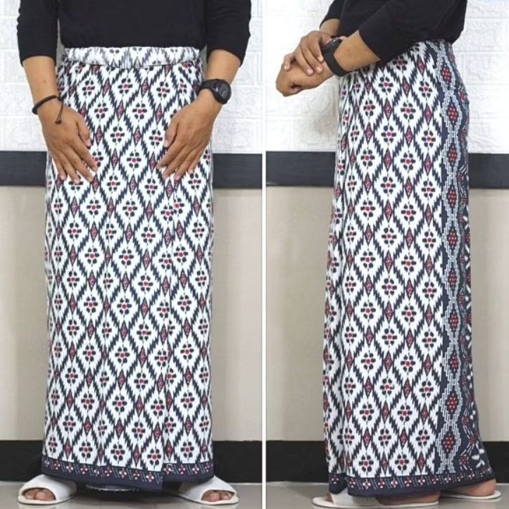 Jual Sarung Goyor Dewasa Print Putih Botol Bandaria Batik Pekalongan ...