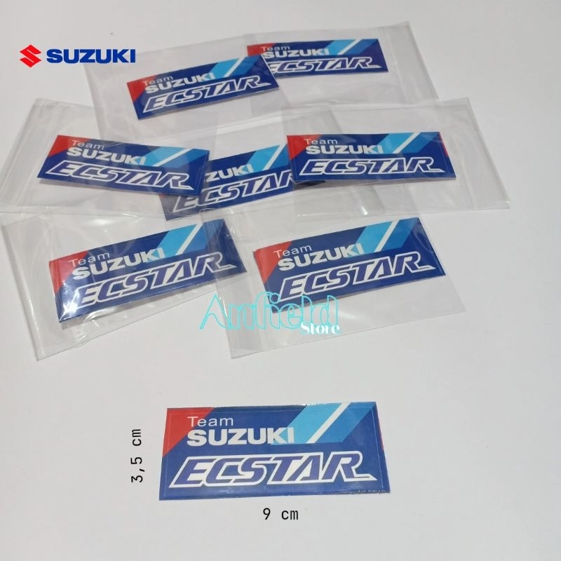 Jual stiker sticker label TEAM SUZUKI ECSTAR ALL SUZUKI SERRIES ...