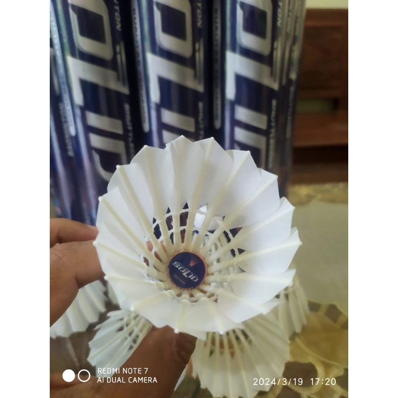 Jual Shuttlecock Badminton Cock Solid 1 Slop (12pack) | Shopee Indonesia