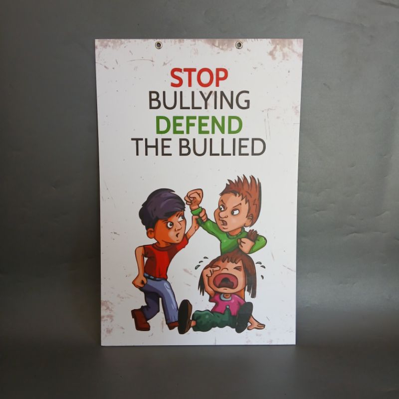 Jual Hard Poster Stop Bullying - Hard Poster Stop Bullying Defend The ...